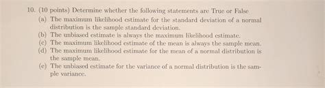solved 10 10 points determine whether the following