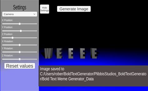 3d Bold Text Meme Generator By Plibbis