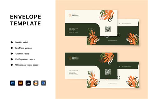 Envelope Template Indesign Vintage Wedding Envelope Template In Psd