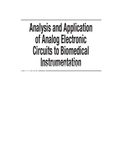Download Mania Analysis And Application Of Analog Electronic Circuits Download Mania Analysis And Application Of Analog Electronic Circuits