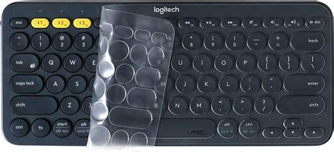 Amazon Com Vfeng Ultra Thin Tpu Keyboard Cover For Logitech K Waterproof Clear Keyboard