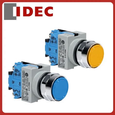IDEC ABW TW Series Mm Pushbutton Momentary Maintained A IP Multiple Colors At
