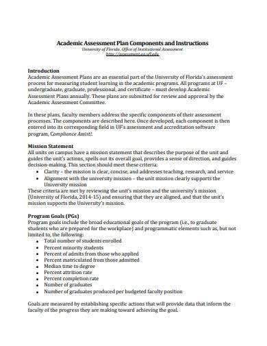 Free 10 Academic Assessment Samples And Templates In Pdf