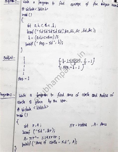 C Language Notes In Hindi Hand Written Notes 2023