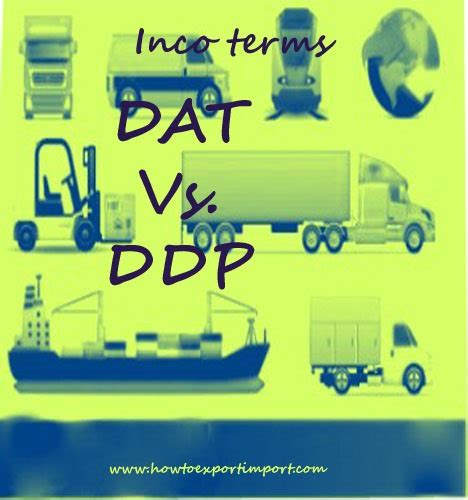 Difference Between DAT And DDP In Shipping Terms