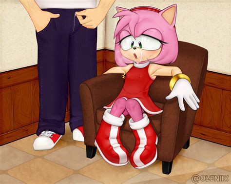 Rule 34 2021 5 Fingers Accessory After Sex Amy Rose Anthro Black Nose Blush Bodily Fluids