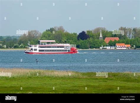 Paddle Steamer Schlei Princess Near Arnis Baltic Sea Fjord Schlei
