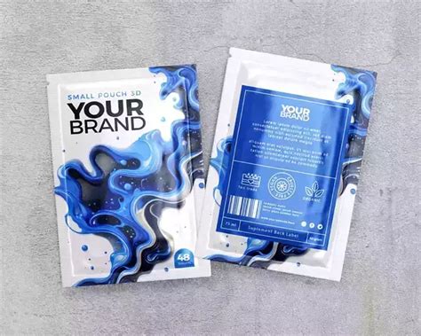 Small Pouch Packaging 3d Model Cgtrader