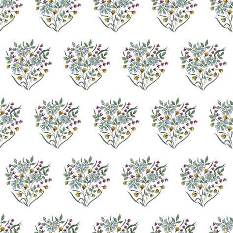 Premium Vector Hand Drawn Seamless Floral Pattern Liner And Pencils