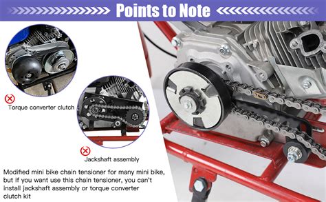 Ciloyu Mini Bike Chain Tensioner Adjuster Bracket With