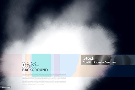 예술적 배경 하얀 먼지 손으로 흑백 손으로 그려 봐 배경 벡터 얼룩 가리기에 대한 스톡 벡터 아트 및 기타 이미지 가리기 개념 검은색 Istock