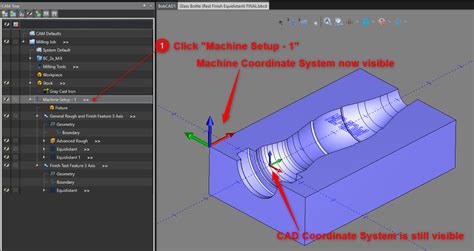 Work Coordinate System Vs CAD Coordinate System BobCAD Support