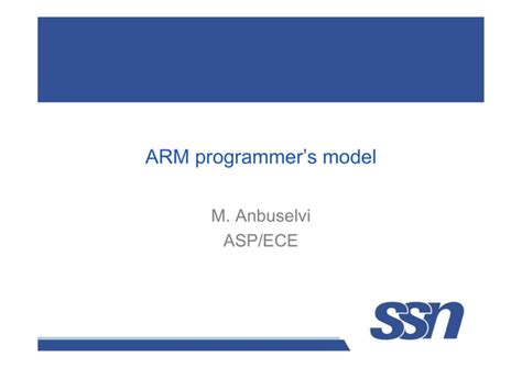 ARM Programmer S Model Pdf Operating Systems Computer Software And Applications