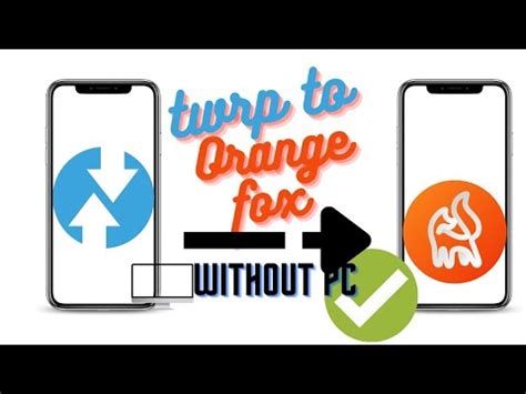 How To Change Twrp To Orange Fox Recovery Without Pc Youtube
