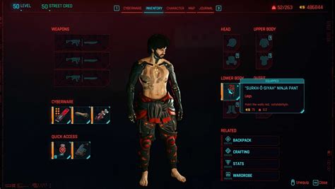 Ninja Pants For Masc V Standalone Cyberpunk 2077 Mod
