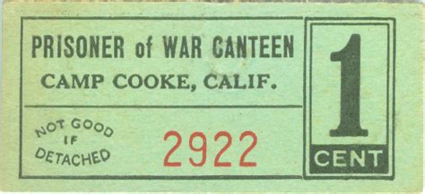 California Pow Wwii United States