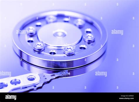Computer Hard Disk Drive Internals Stock Photo Alamy