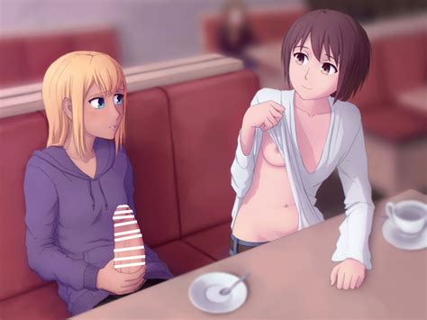 Rule 34 2futas Big Penis Blonde Hair Blue Eyes Breasts Brown Eyes