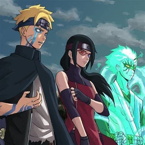 Sarada Uchiha On Instagram Old Team Or New Team Follow Me For More Naruto Boruto