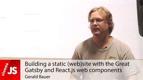 building a static web site with the great gatsby and react js web