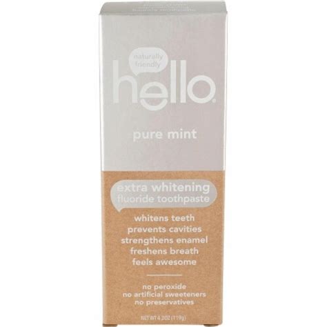Hello Extra Whitening Toothpaste 4 2 Oz Ralphs