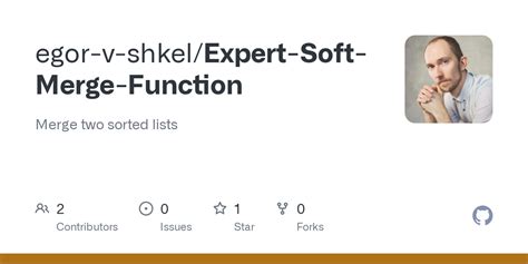 Github Egor V Shkelexpert Soft Merge Function Merge Two Sorted Lists