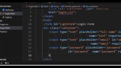 Htmlcssjavascript Login Youtube
