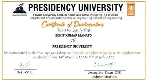 Workshop2022 Presidencyuniversity Cybersecurity Sohit Kumar Mahato