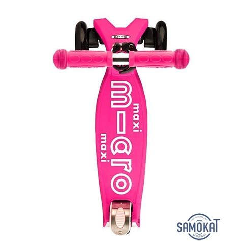 Самокат Maxi Micro Deluxe Pink T (розовый) — купить в интернет-магазине ...