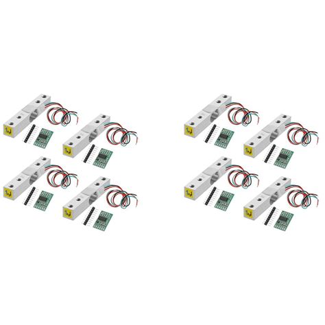 Digital Load Cell Weight Sensor 8 Sets 1kg Load Cell Hx711 Ad Weighit Amplifier Module Pressure