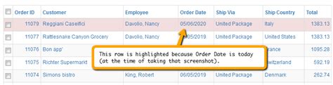Highlight Rows With Due Date Today The Appgini Blog