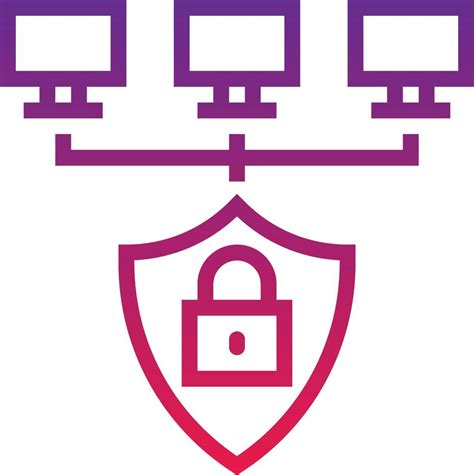 Network Safety Protected Software Development Gradient Icon 14244360 Vector Art At Vecteezy