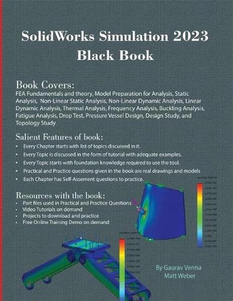 solidworks simulation 2023 black book by gaurav verma paperback book 138 93 picclick au