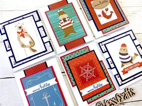 6 Quick And Easy Cards Using Patterned Paper Jess Crafts