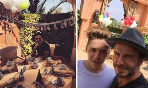 David Beckham Celebrates 40th Birthday With Topless First Post On