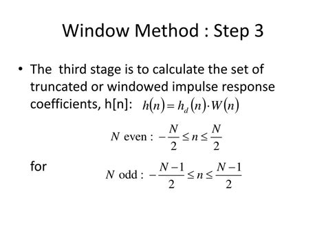 Ppt Fir Filter Design And Implementation Powerpoint Presentation Id