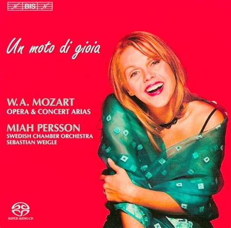 Mozart Soprano Arias Miah Persson Digital Music