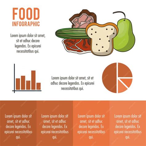 Premium Vector Nutrition And Food Red Infographic