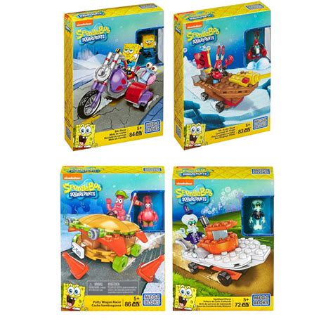 Mega Bloks Spongebob Squarepants Nickelodeon Building Blocks Shopee