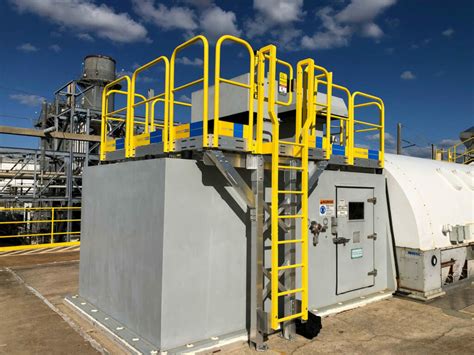 Modular Ladder Platforms For Vertical Access Erectastep Prefabricated