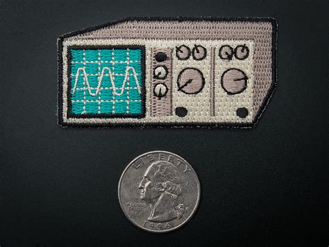 Oscilloscope Skill Badge Iron On Patch Buy In Australia Ada507