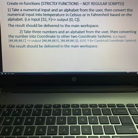 Solved Create M Functions Strictly Functions Not Regular