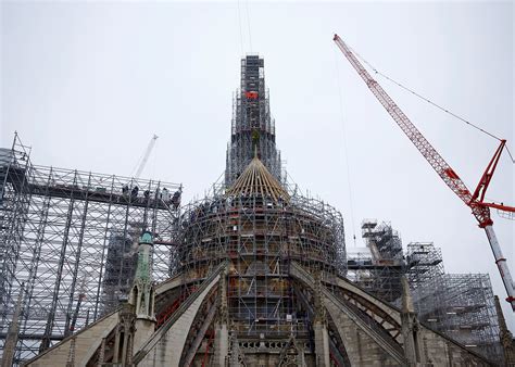 Notre Dame Roof Reconstruction Jubilant Time Celebrating A Milestone