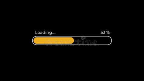 Colorful Loading Progress Bar Animation Stock Video Video Of Symbol