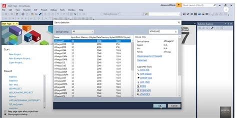 How To Blink Led Using Atmel Studio And Atmega32 Microchip