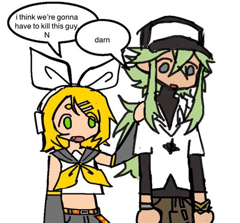 Rin And N Cute Pokemon N Pokemon Pokemon Memes