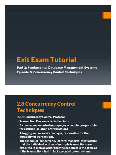 Chapter 8 Concurrency Control Techniques Pdf Database Transaction