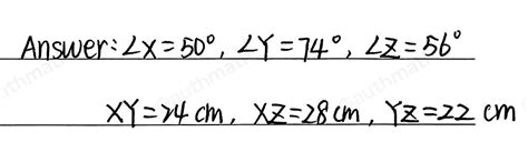 solved 1 given abc ≌ xyz solve for the angles [geometry] gauthmath