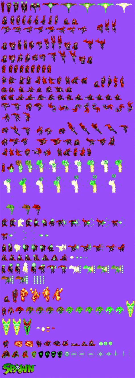 Spawn Sprite Sheet By Veedoo500 On Deviantart Spawn Sprite Sheet By Veedoo500 On Deviantart