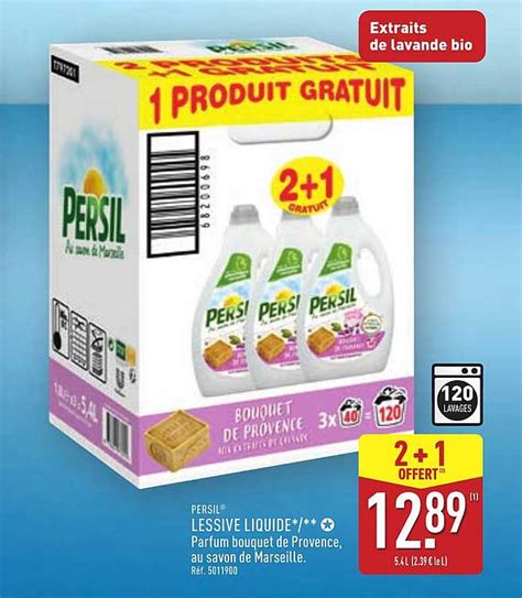 Promo Persil® Lessive Liquide Parfum Bouquet De Provence Au Savon